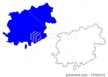 Benevento province (Italy, Italian Republic,... - Stock Illustration ...