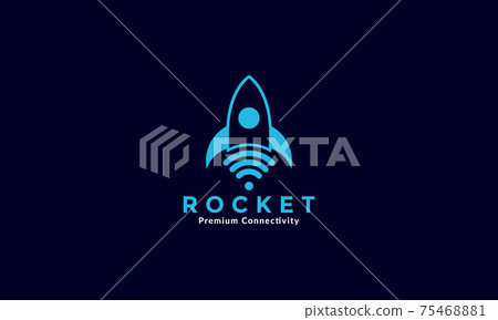 internet with rocket logo vector symbol icon... - Stock Illustration ...