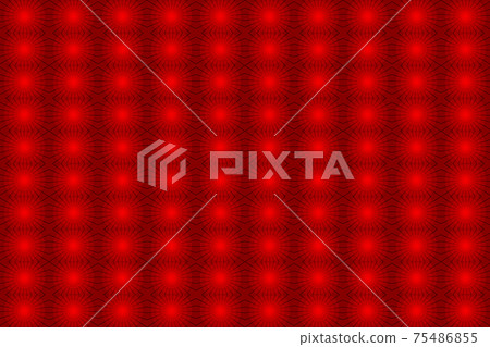 Abstract vector red graphic circular pattern - Stock Illustration ...
