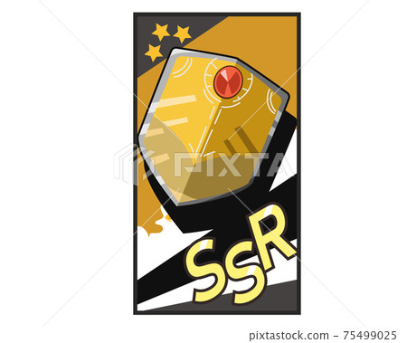 交易卡SSR防護罩-插圖素材 [75499025] - PIXTA圖庫
