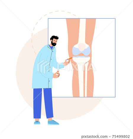 Knee Injection concept - Stock Illustration [75499802] - PIXTA