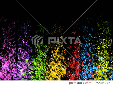 Abstract background with scattered colorful... - Stock Illustration ...