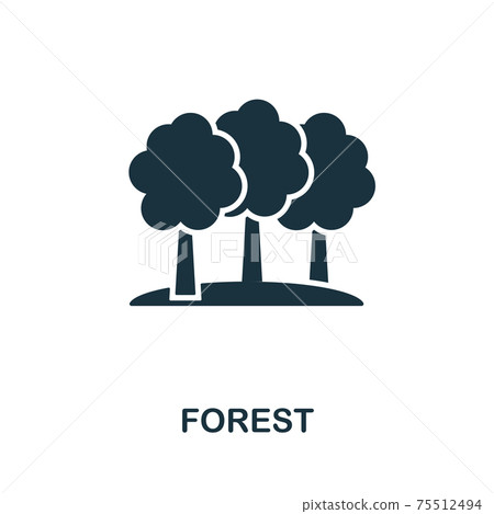 Forest vector icon symbol. Creative sign from...-插圖素材 [75512494] - PIXTA圖庫