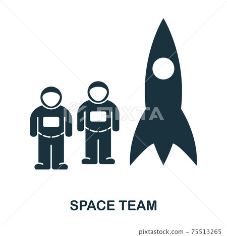 Space Team icon. Flat style icon design. UI.... - Stock Illustration ...