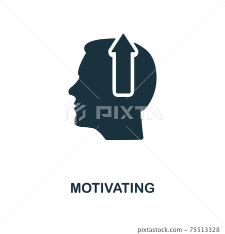 Motivating creative icon. Simple element... - Stock Illustration ...