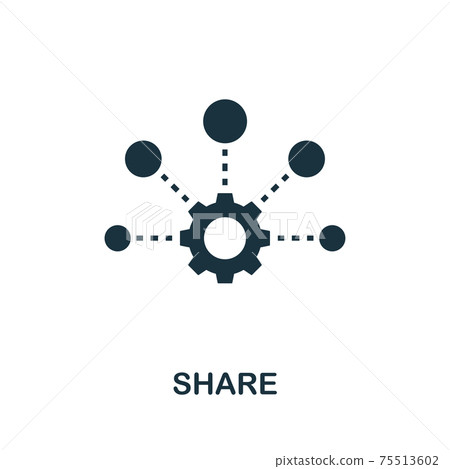 Share vector icon symbol. Creative sign from... - Stock Illustration ...