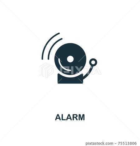 Alarm icon. Premium style design from security... - Stock Illustration ...