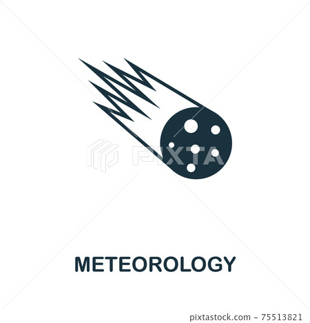 Meteorology vector icon symbol. Creative sign... - Stock Illustration ...