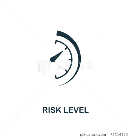 Risk Level icon. Creative element design from... - Stock Illustration ...