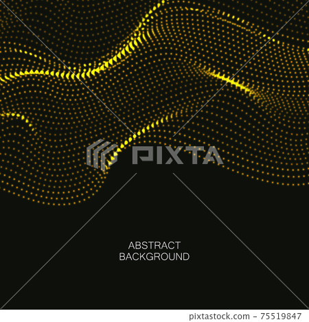 Abstract yellow background. Big data. Abstract... - Stock Illustration ...