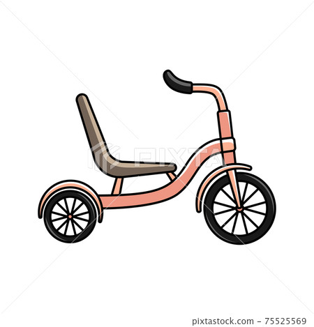 Vector illustration of tricycles. Cycling.... - Stock Illustration ...