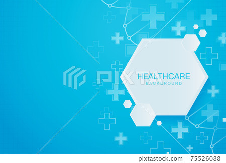 Abstract blue geometric medical cross .shape... - Stock Illustration ...