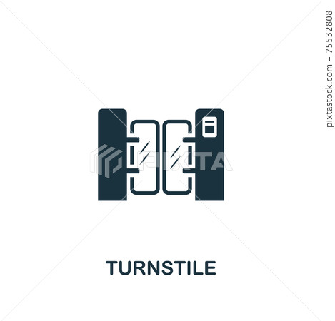 Turnstile icon. Premium style design from... - Stock Illustration ...