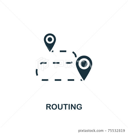 Routing icon. Premium style design from public...-插圖素材 [75532819] - PIXTA圖庫