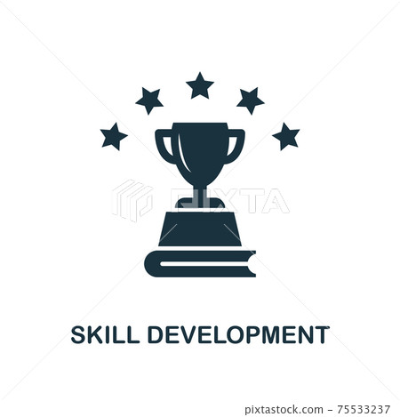Skill Development creative icon. Simple element... - Stock Illustration ...