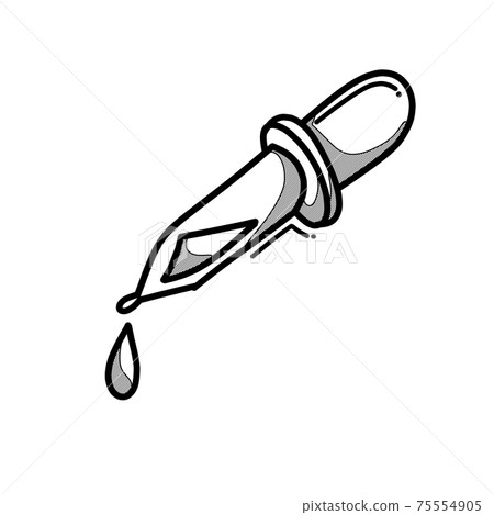 Dropper doodle vector icon. Drawing sketch... - Stock Illustration ...