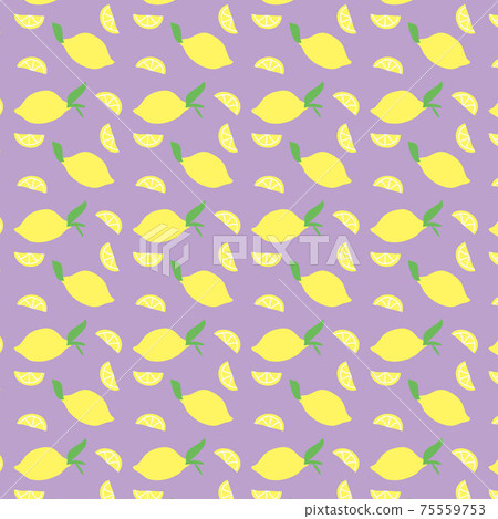 Lemon wallpaper purple - Stock Illustration [75559753] - PIXTA