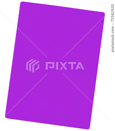 violet paper isolated on white - Stock Photo [75562920] - PIXTA