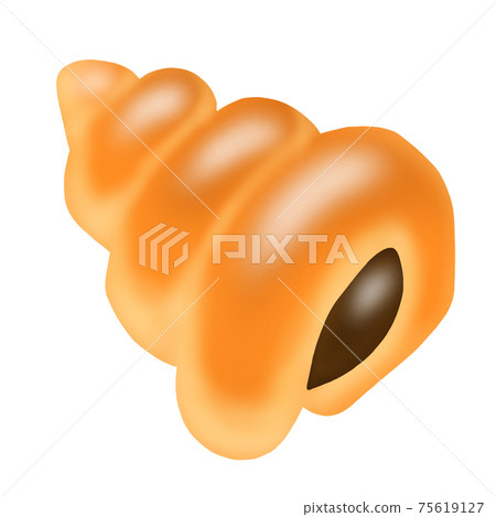 Chocolate cornet (without main line) - Stock Illustration [75619127 ...