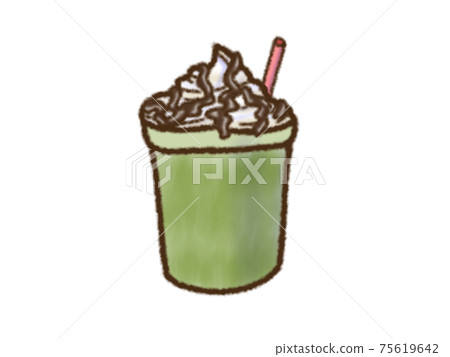 Matcha Frappuccino - Stock Illustration [75619642] - PIXTA