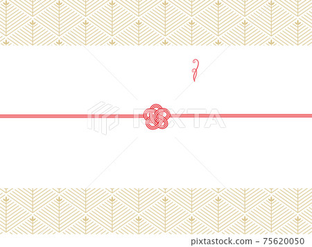 Japanese modern and fashionable Noshi paper... - Stock Illustration ...