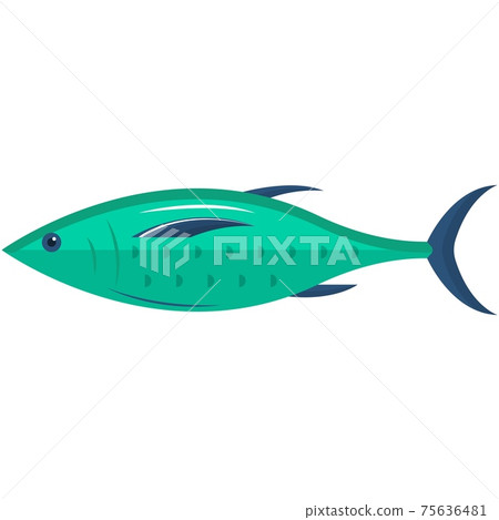 Milkfish vector aquaculture illustration... - Stock Illustration ...