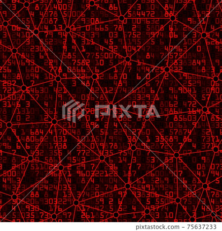 Mathematical with Linear Triangular Shapes... - Stock Illustration ...