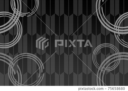 Japanese-style background with ripples,... - Stock Illustration ...