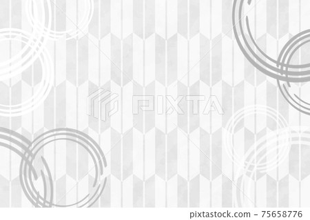 Japanese-style background with ripples,... - Stock Illustration ...