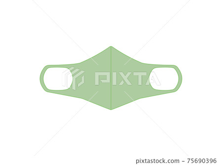 Urethane mask green - Stock Illustration [75690396] - PIXTA