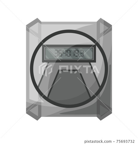 Meter counter. Electric power measurement.... - Stock Illustration ...