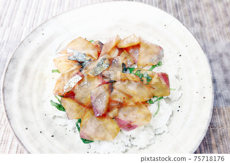 Homely and rustic homemade "pickled striped... - Stock Illustration ...