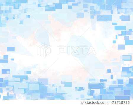 Blue thumbnail beauty female background frame... - Stock Illustration ...