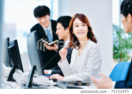 Business scene office - Stock Photo [75722973] - PIXTA
