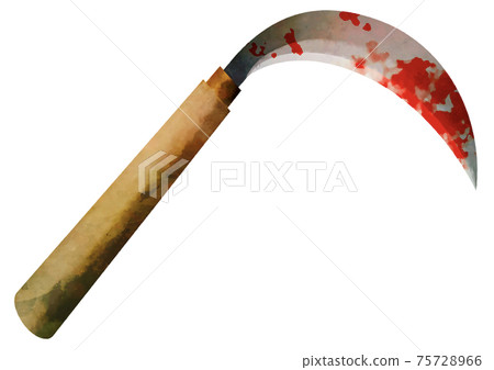 Bloody sickle - Stock Illustration [75728966] - PIXTA