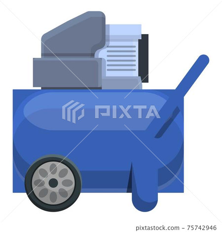 Car compressor icon, cartoon style - Stock Illustration [75742946] - PIXTA