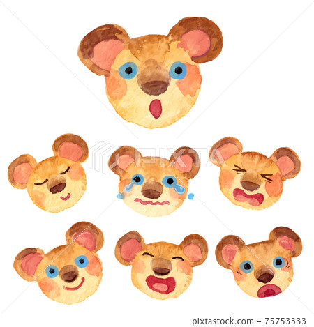 Koguma no Kao - Stock Illustration [75753333] - PIXTA