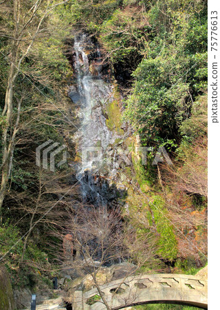 Kiyomizu Waterfall, Ogi City, Saga Prefecture - Stock Photo [75776613 ...
