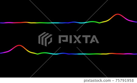 Audio spectrum line line CG background wallpaper - Stock Illustration ...