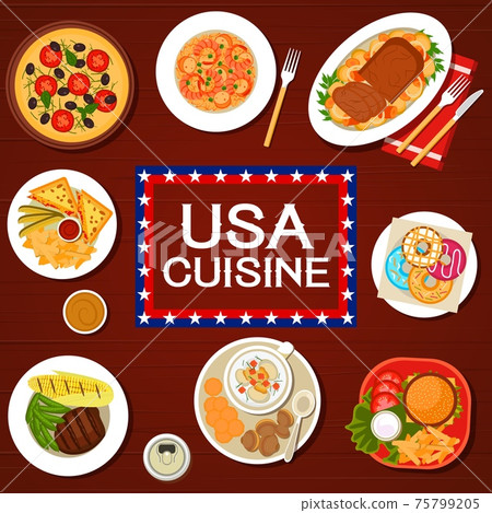 Traditional American Lunch