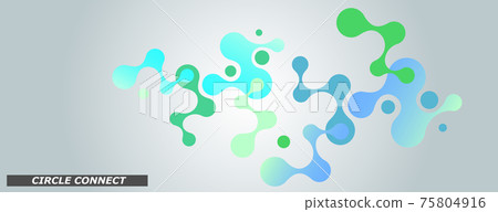 Molecular compound. Vector icon. Abstract... - Stock Illustration ...