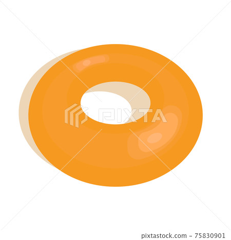 Illustration of an orange float - Stock Illustration [75830901] - PIXTA