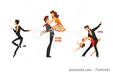 Jive Dance Clip Art Jive Dance Vector Art & Graphics | Freevector.com
