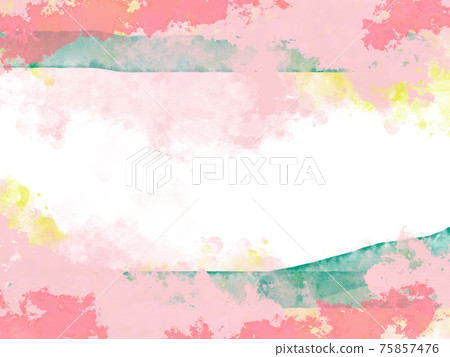 Pink green thumbnail beauty woman background... - Stock Illustration ...
