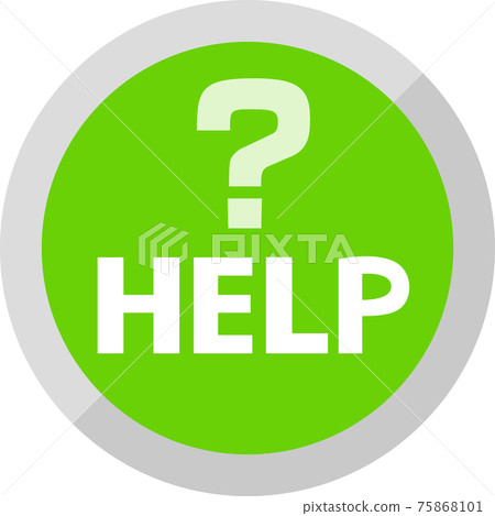 Help center button - Stock Illustration [75868101] - PIXTA