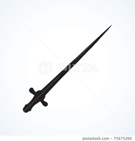 Old Epee. Vector drawing - Stock Illustration [75873260] - PIXTA