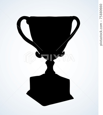 Gold Cup winner. Vector drawing - Stock Illustration [75880660] - PIXTA