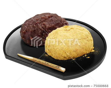 Ohagi set illustration real - Stock Illustration [75880668] - PIXTA