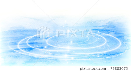 Ripples swirl water background - Stock Illustration [75883073] - PIXTA