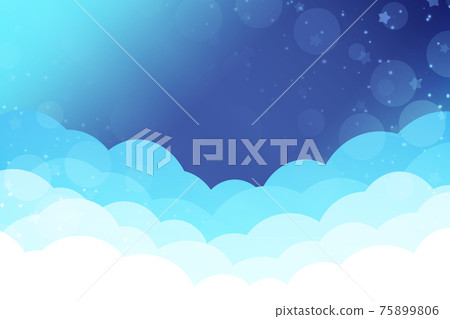 Cloud background rectangular particles - Stock Illustration [75899806 ...